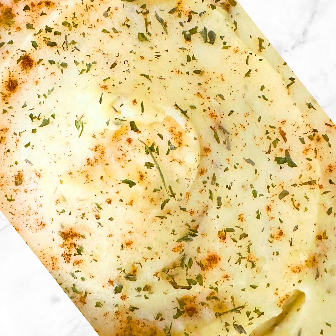 Creamy Garlic mashed potato party tray – mayensroast